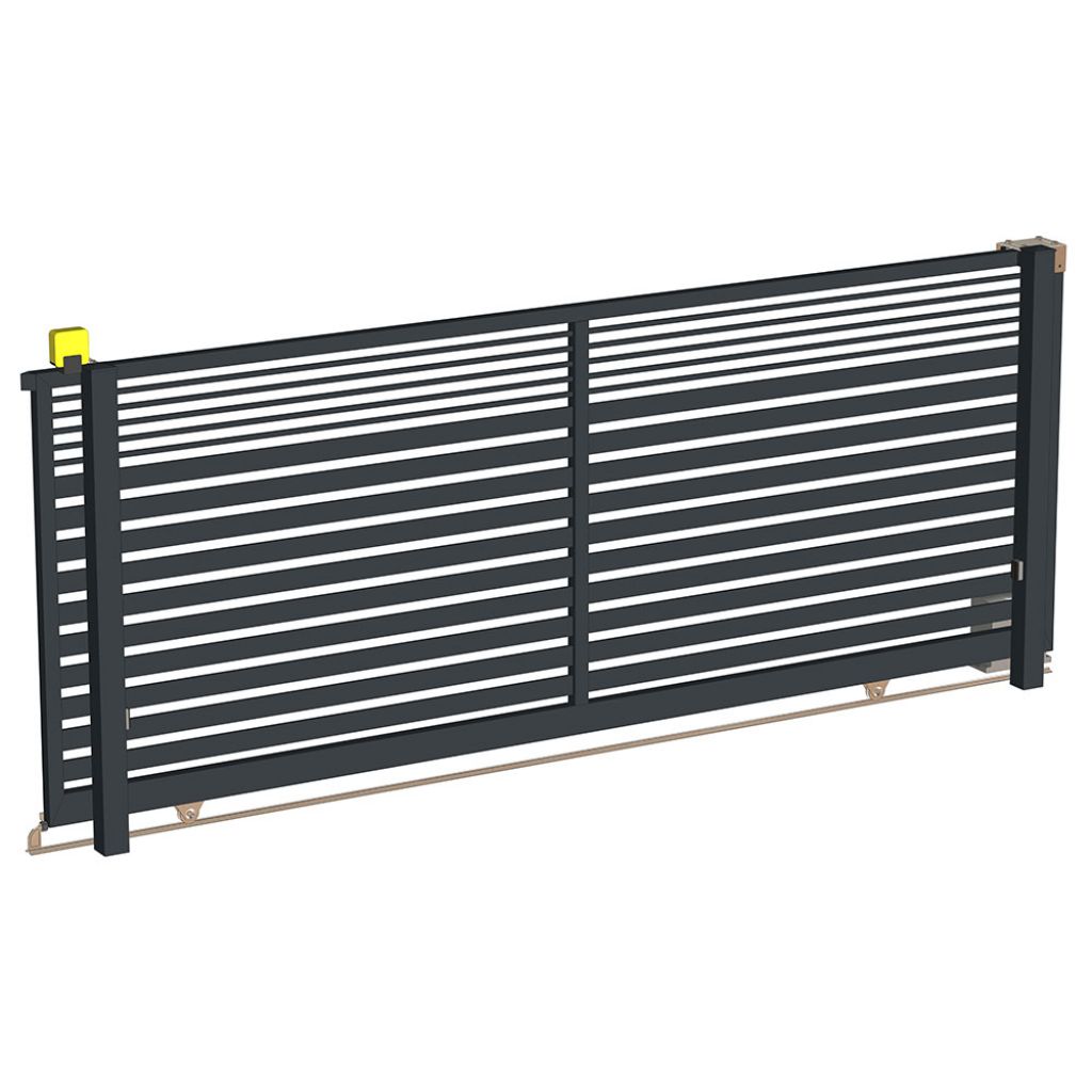 Poarta culisanta, Nentra, CETO, model CT.310.A, metalica, otel, vopsita ...